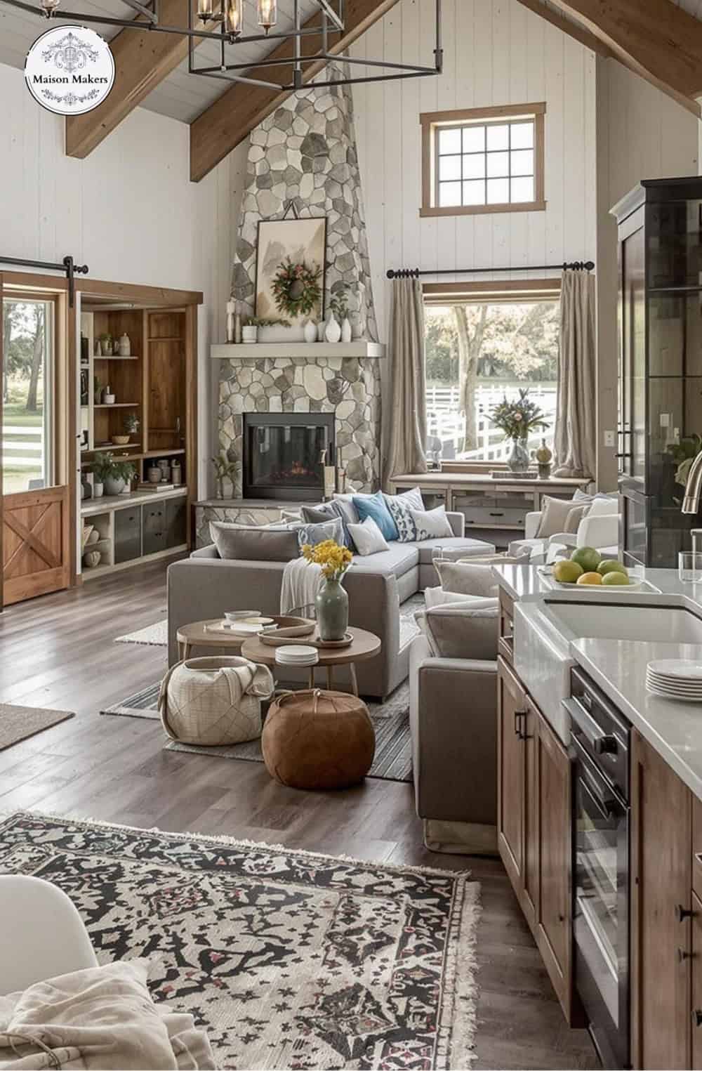 41+ Stunning Rustic Barndominium Interior Design Ideas for Your Home ...