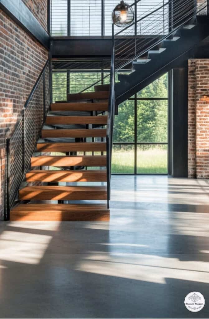 15 Stunning Barndominium Staircase Designs to Inspire - Maison Maker