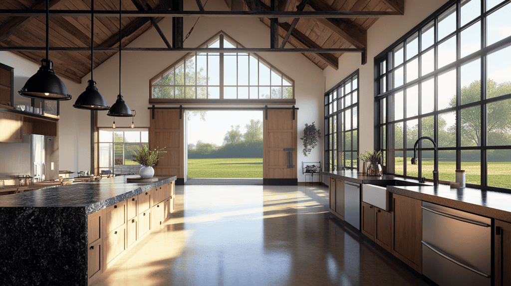 27 Ideas to Help Design Your Dream Barndominium Kitchen - Maison Maker