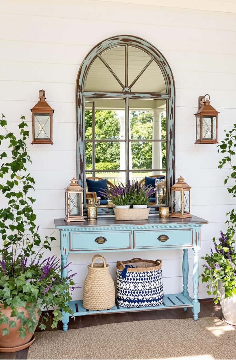 27 Creative Ways to Style Small Front Porch Decor - Maison Maker
