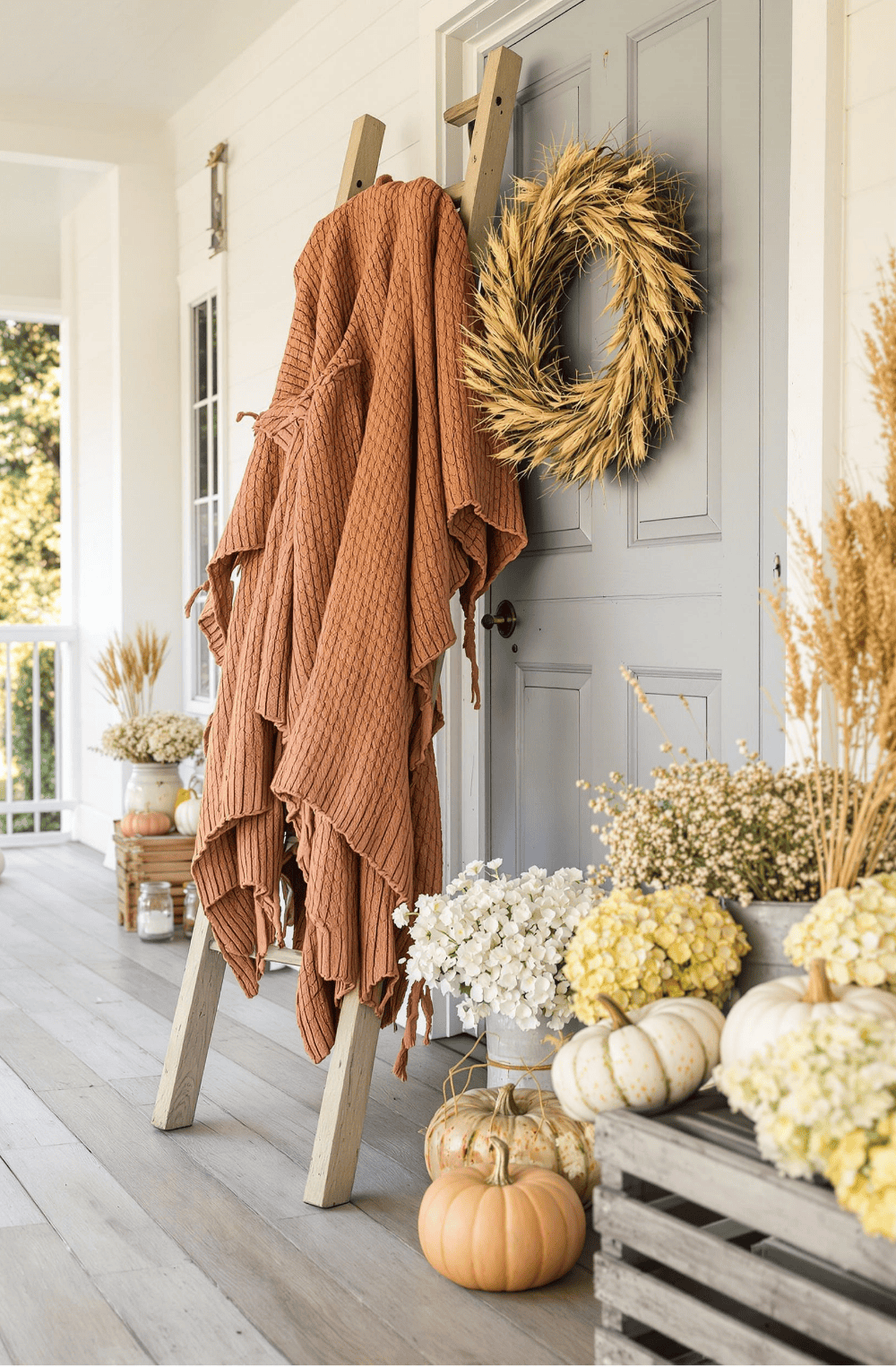 17 Creative Fall Front Porch Decor Styling Ideas - Maison Maker