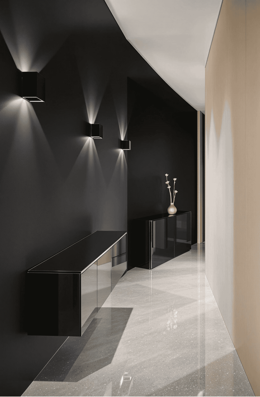 15 Two Tone Color Schemes Ideas to Transform Your Hallway - Maison Maker