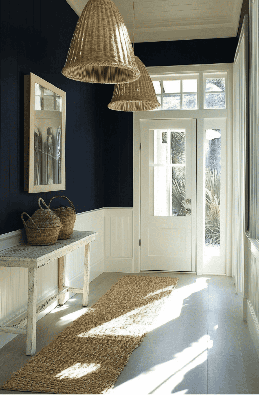 15 Two Tone Color Schemes Ideas to Transform Your Hallway - Maison Maker