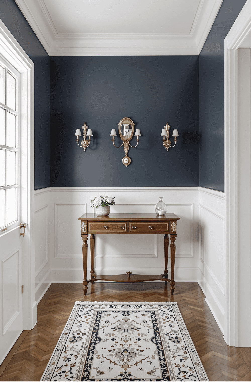 15 Two Tone Color Schemes Ideas to Transform Your Hallway - Maison Maker