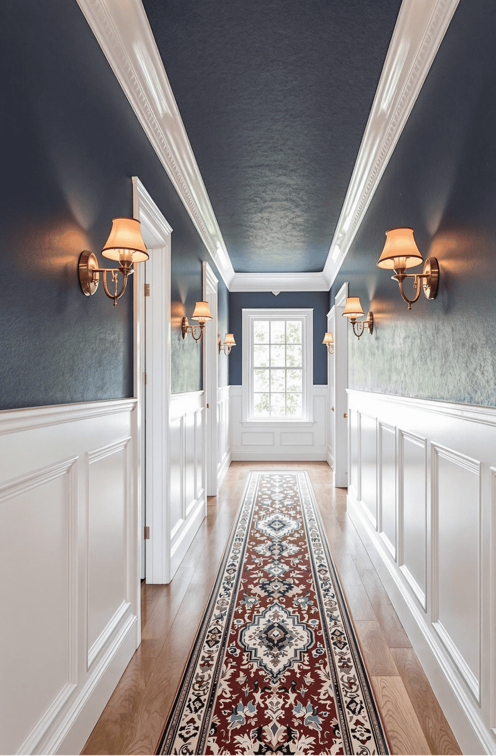 15 Two Tone Color Schemes Ideas to Transform Your Hallway - Maison Maker