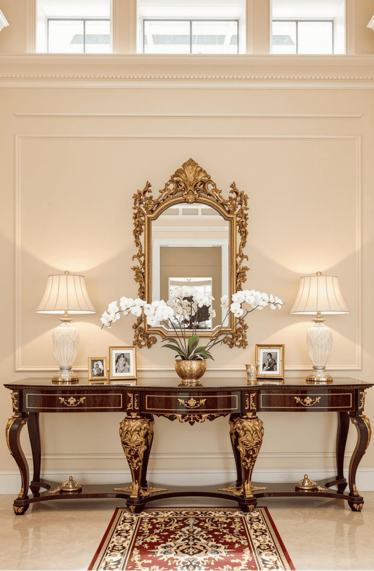 19 Stunning Entrance Table Ideas to Transform Your Entryway - Maison Maker