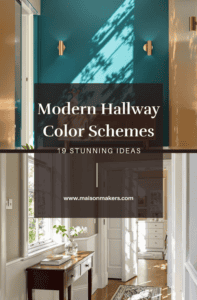 19 Stunning Hallway Colour Schemes to Transform Your Space - Maison Maker