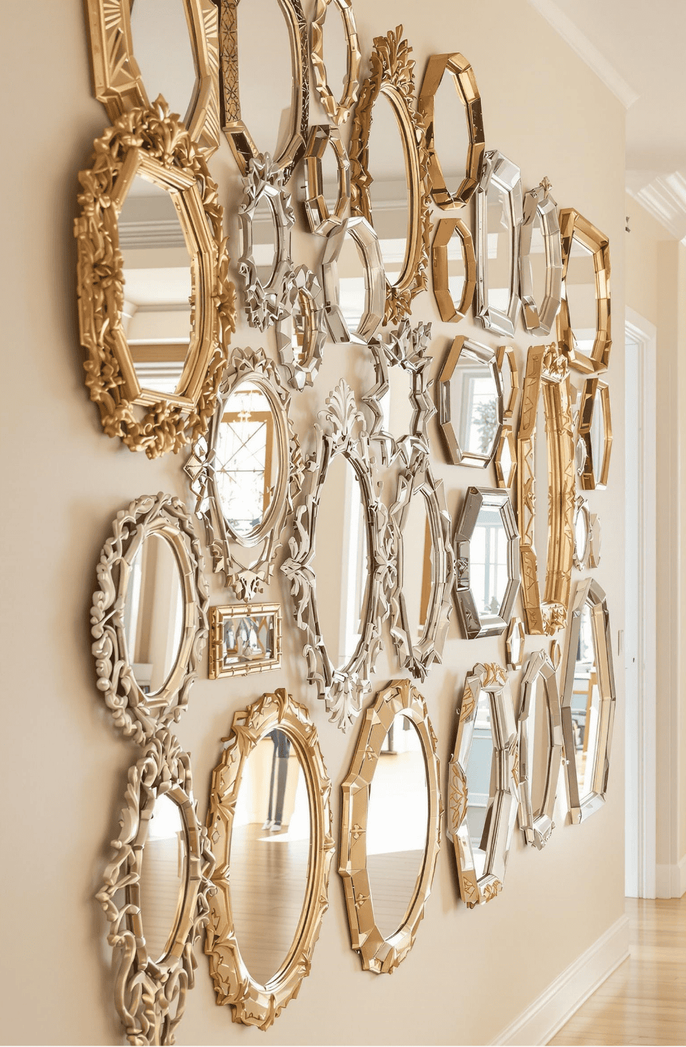 9 Creative Ideas for Transforming Your Hallway With Mirrors - Maison Maker