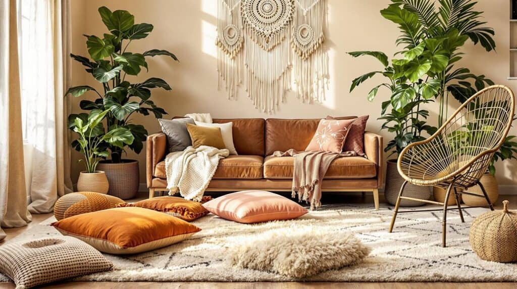 27 Boho Living Room Ideas for Effortless Style - Maison Maker