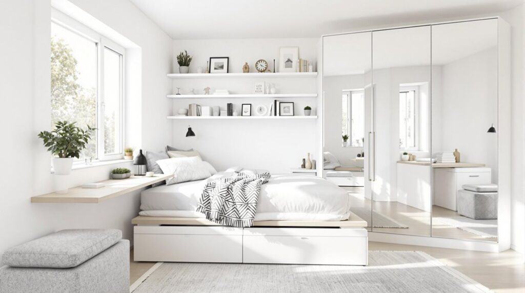 37 Small Bedroom Layout Ideas to Maximize Space - Maison Maker