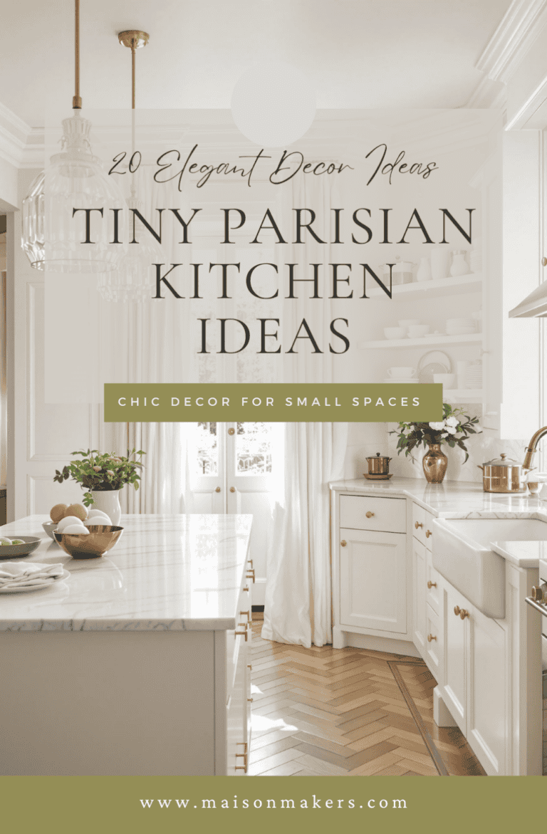20 Parisian Kitchen Ideas to Bring Chic Elegance to Your Home - Maison ...