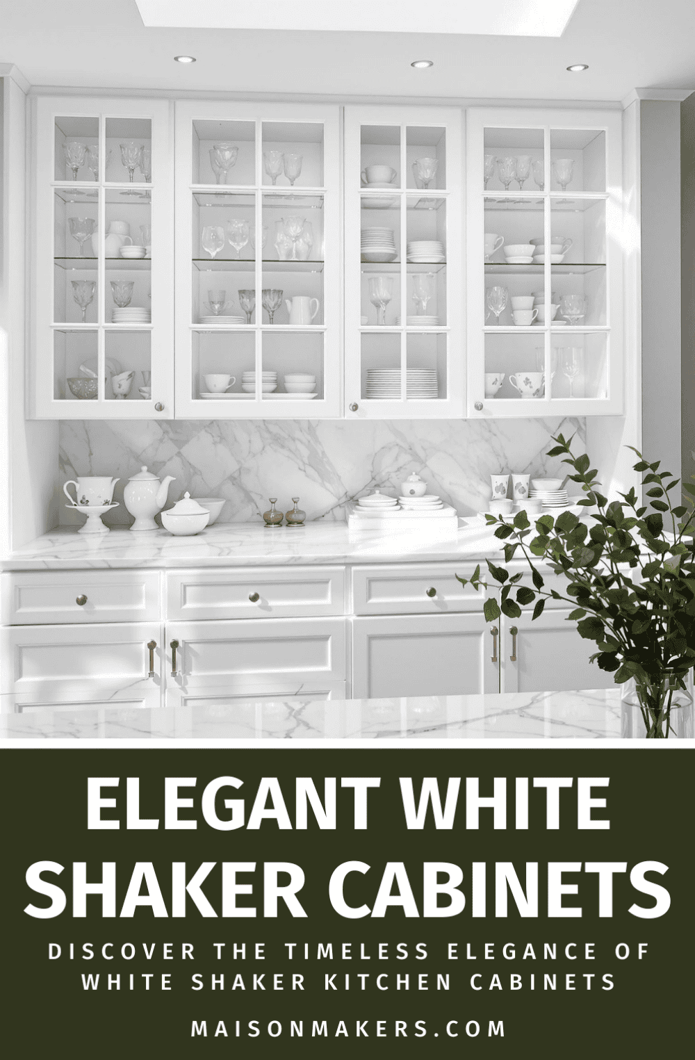 13 White Shaker Kitchen Designs That Are Timeless and Trendy - Maison Maker