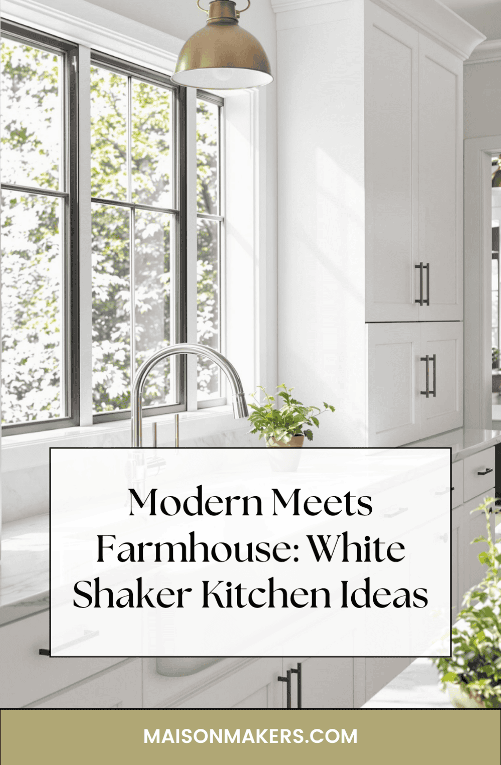13 White Shaker Kitchen Designs That Are Timeless and Trendy - Maison Maker
