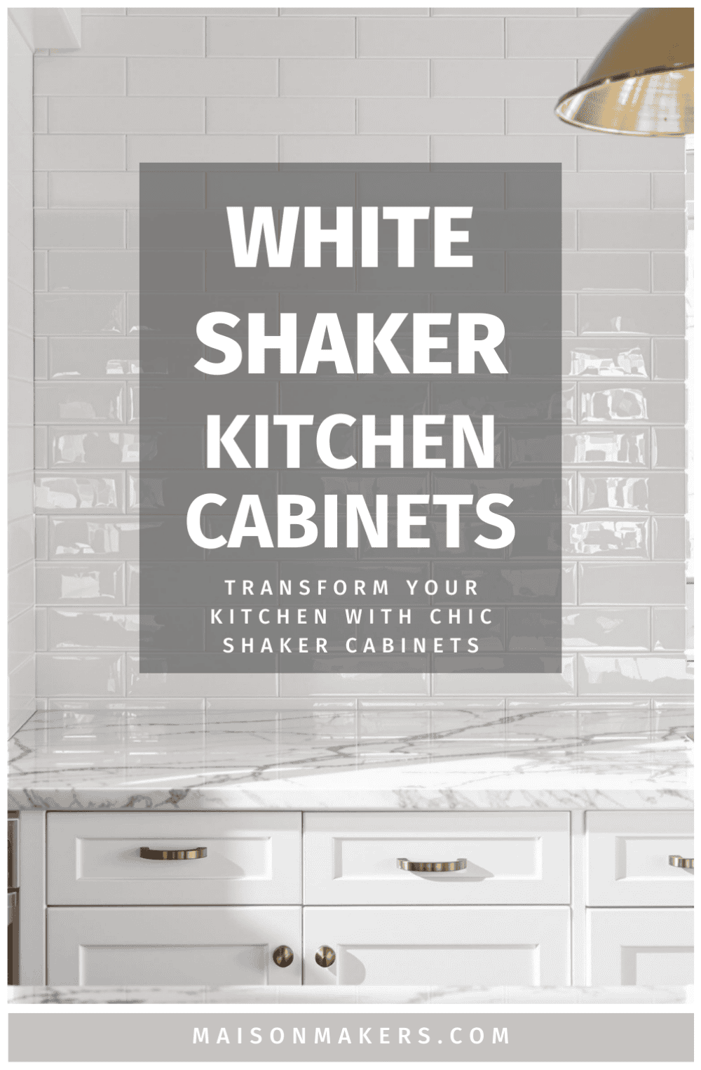13 White Shaker Kitchen Designs That Are Timeless and Trendy - Maison Maker