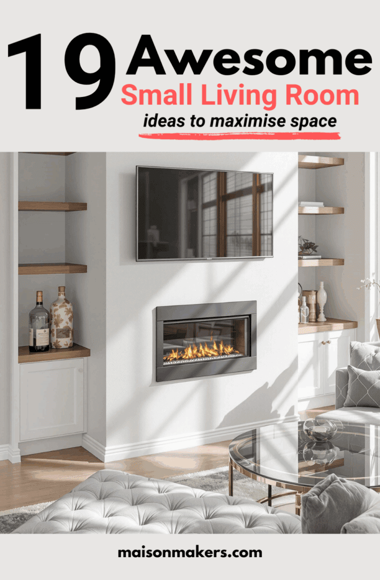 19 Small Living Room Layout Ideas to Maximize Your Space - Maison Maker