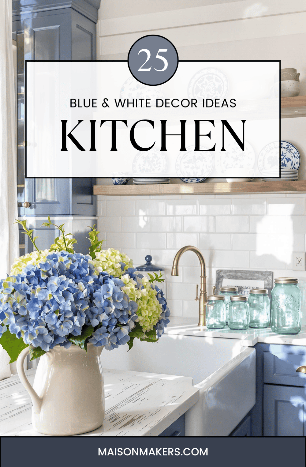25 Blue and White Decor Ideas for a Classic and Fresh Look - Maison Maker