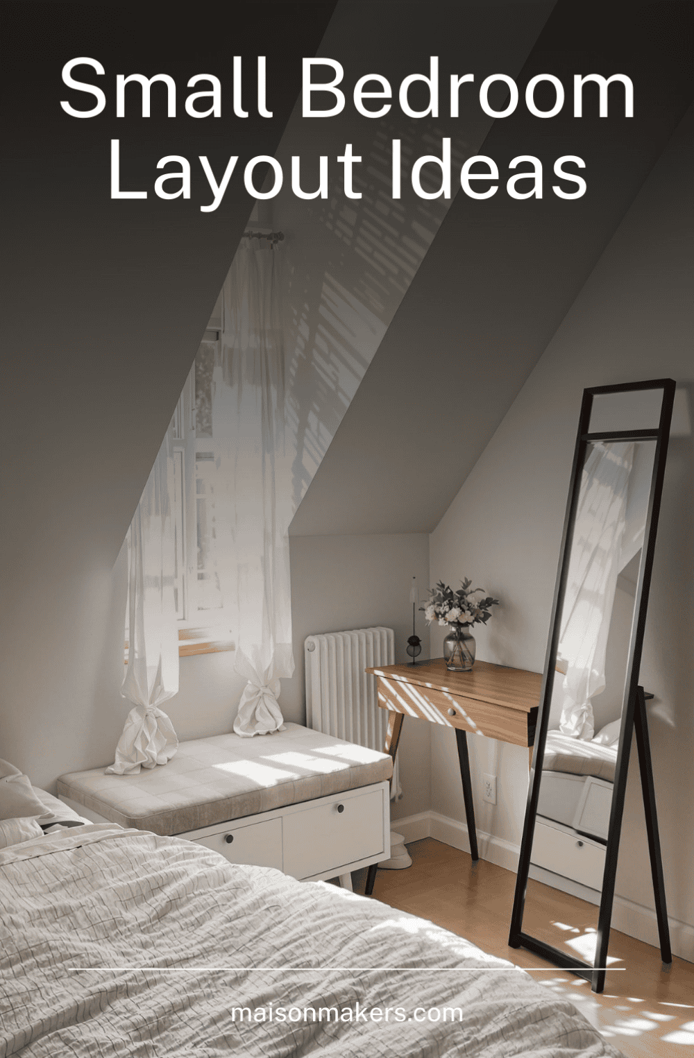 37 Small Bedroom Layout Ideas to Maximize Space - Maison Maker