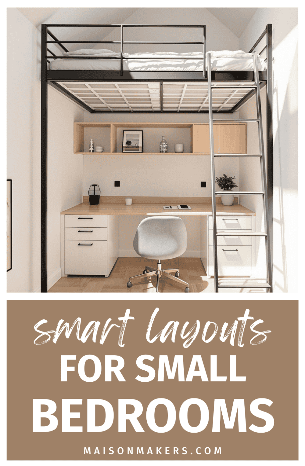 37 Small Bedroom Layout Ideas to Maximize Space - Maison Maker