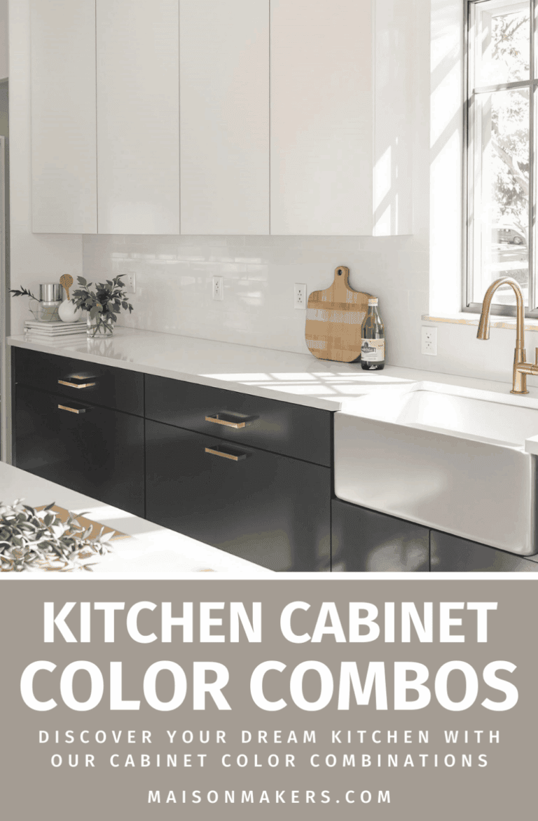 15 Kitchen Cabinet Color Combinations for a Fresh Look - Maison Maker
