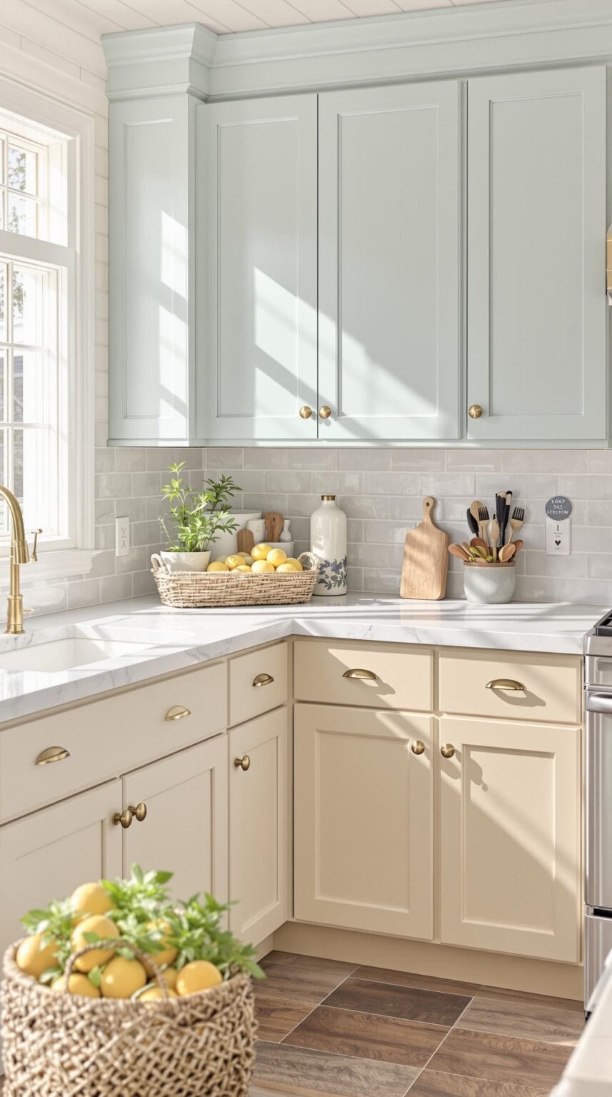 15 Kitchen Cabinet Color Combinations for a Fresh Look - Maison Maker
