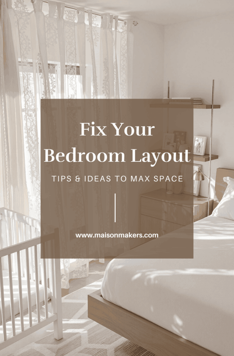 31 Smart Bedroom Layout Ideas for Any Size Space - Maison Maker