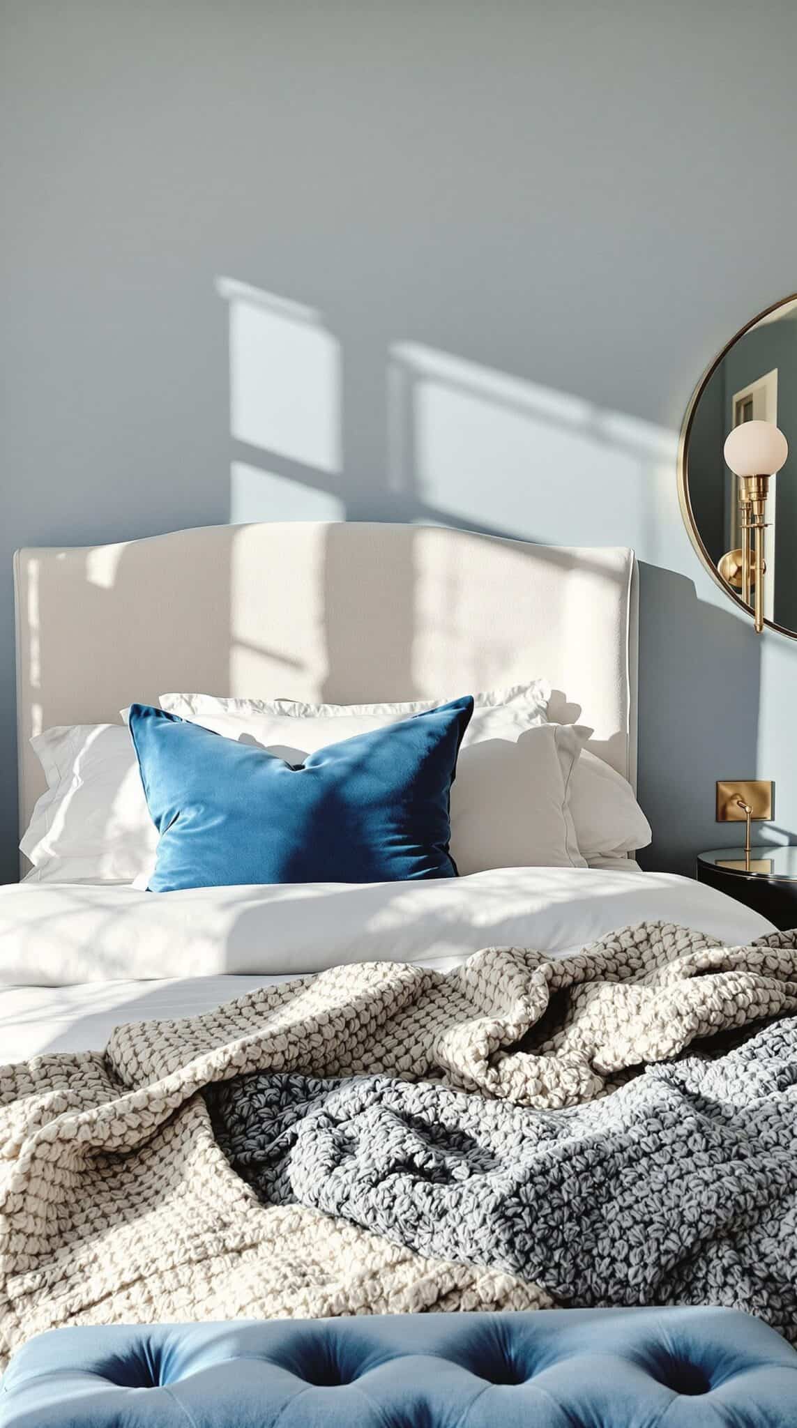 22 Blue and Cream Bedroom Ideas for a Soft and Stylish Space - Maison Maker